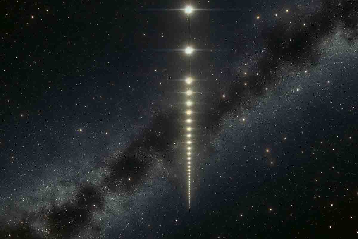 Starlink, il passaggio del trenino di satelliti sopra l'Italia sarà ... Starlink, il passaggio del trenino di satelliti sopra l'Italia sarà ...