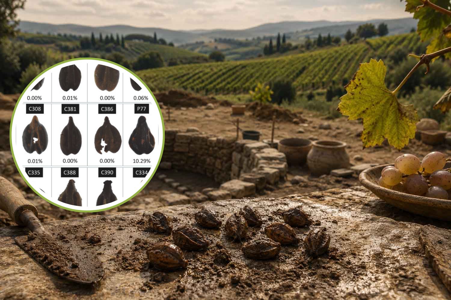 Semi antichi svelano il Chianti di duemila anni fa: era bianco - Nextme
